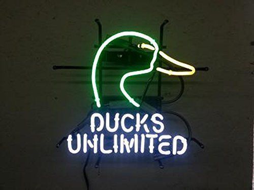 New Ducks Unlimited Beer Wall Decor Light Neon Sign 24"x20" - Other ...