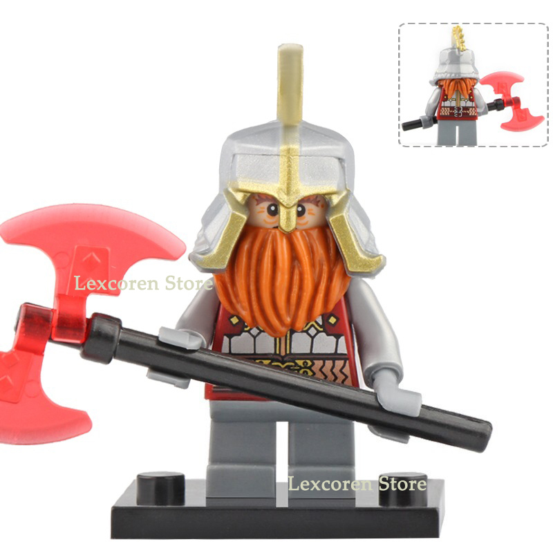 Dain Ironfoot The Dwarf The Hobbit The Battle of Five Armies Minifigure ...