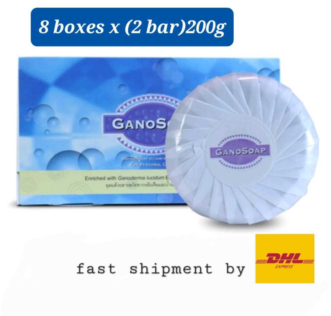 8 boxes x(2 bar) 200g GANO EXCEL SOAP ENRICH GANODERMA & GOAT MILK- DHL ...