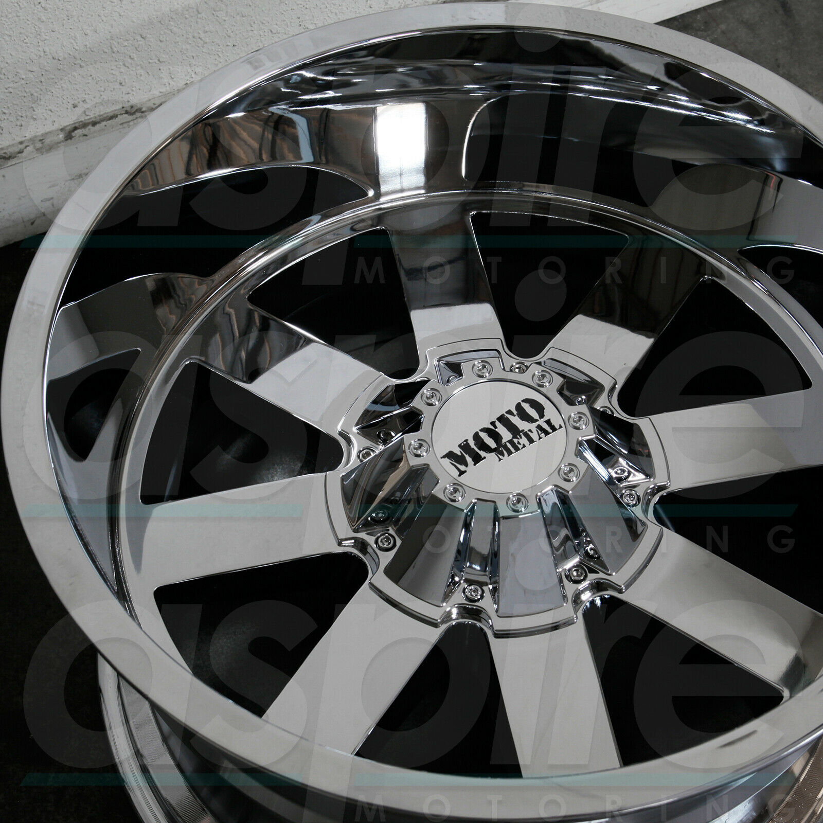 One 18x12 Moto Metal MO962 8x170 -44 Chrome Wheels Rims - Wheels