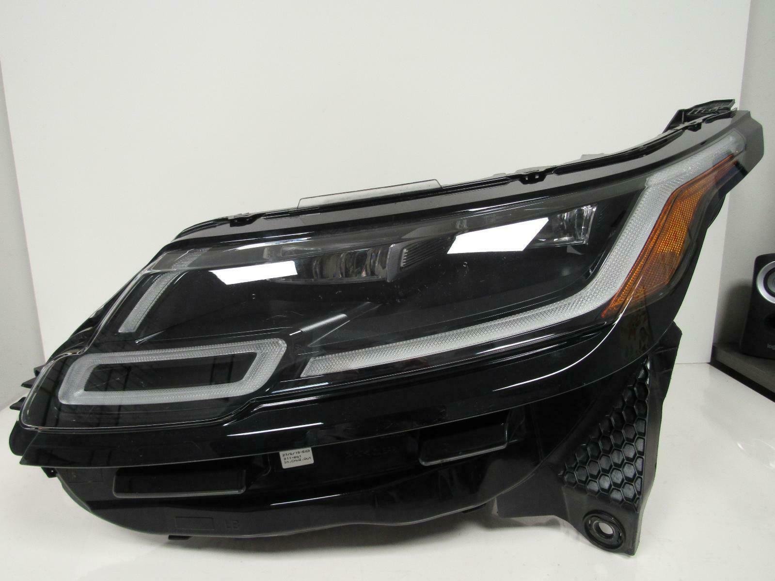 2020 LAND ROVER RANGE ROVER VELAR DRIVER LH LED HEADLIGHT OEM B107L ...