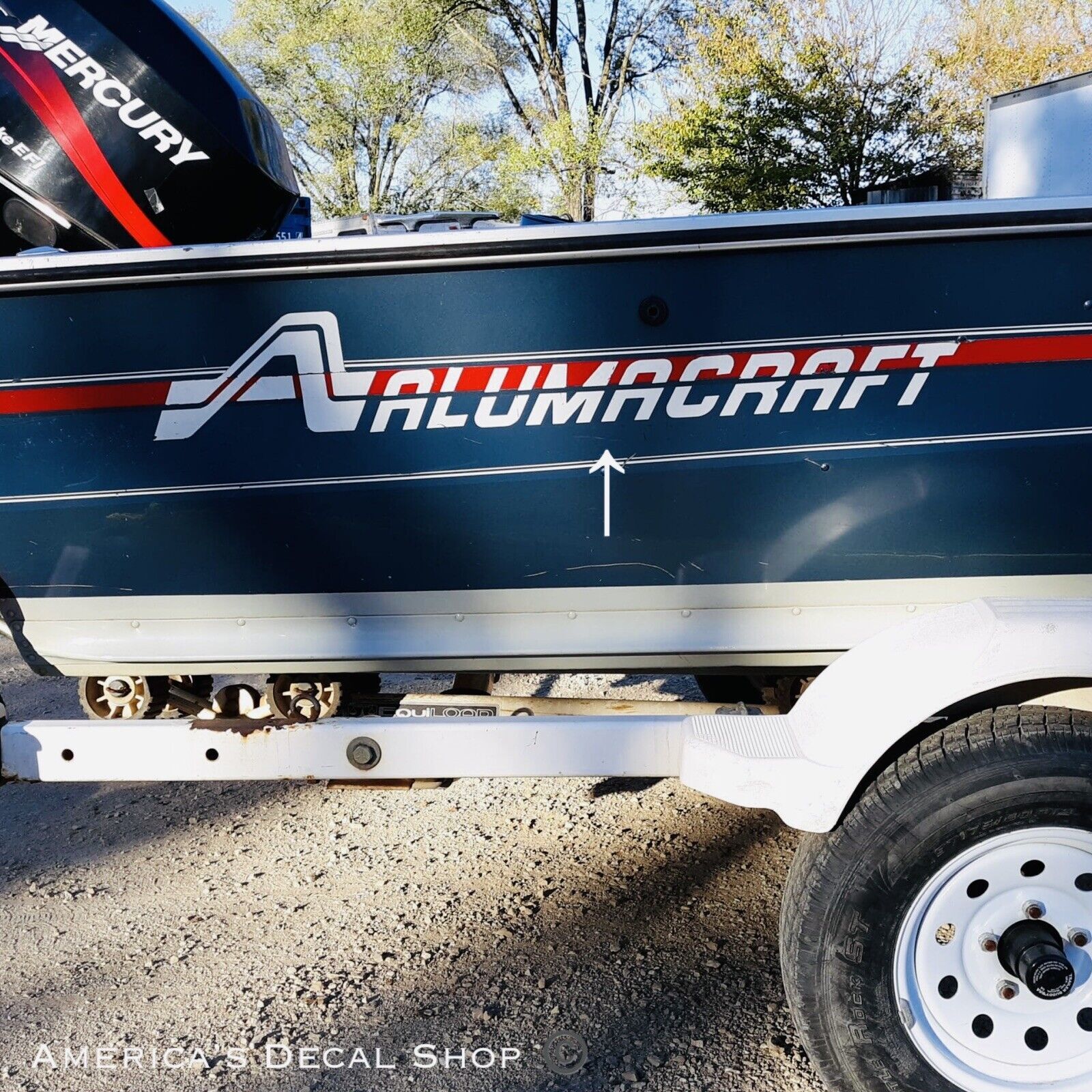 OEM Alumacraft Boat Decal Sticker Fits All Boats Yachts Canoe Pontoon ...