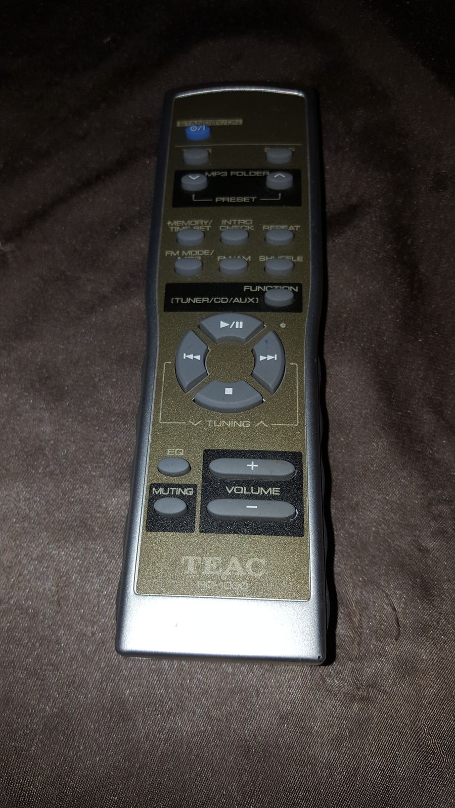 TEAC AUDIO SYSTEM REMOTE CONTROL Model RC-1030 free us shipping ...