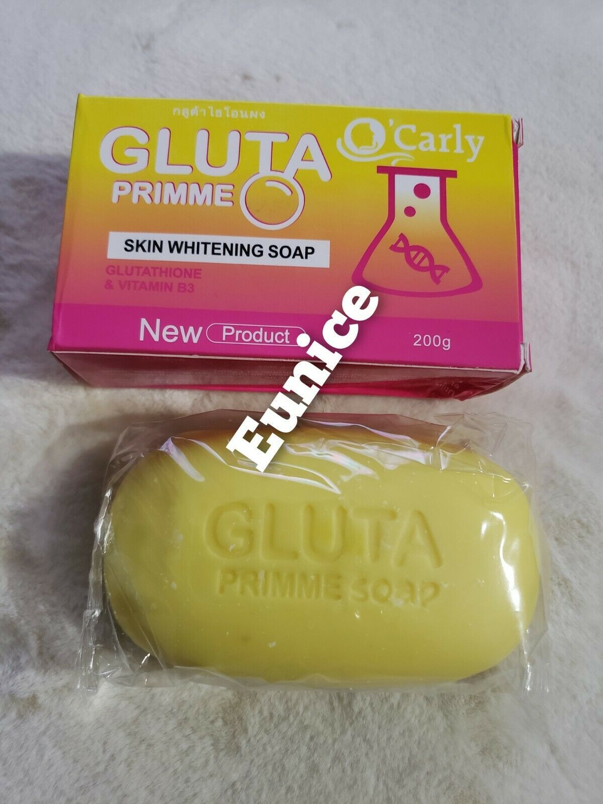 Gluta Primme Skin Whitening glutathione & vitamin B3 soap.200g - Body Soaps