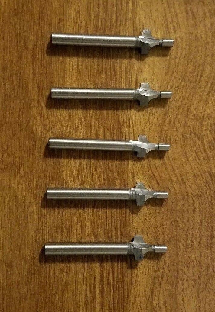 5 NEW DREMEL TRIO TR615 ROUNDING, ROUND OVER ROUTER BIT - Rotary Tools