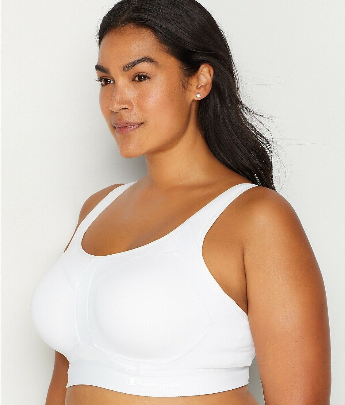 Champion WHITE Plus Size Motion High Impact Underwire Sports Bra US Champion WHITE Plus Size Motion High Impact Underwire Sports Bra US