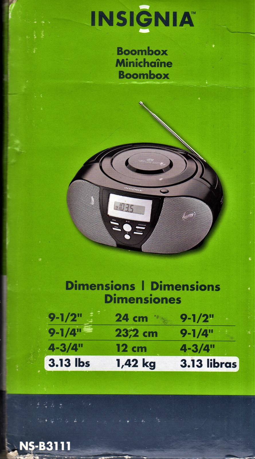 AM/FM Radio & CD Player By Insignia - Portable AM/FM Radios