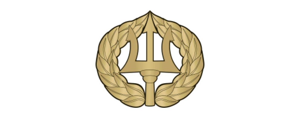 4" us military navy command ashore badge gold bumper sticker decal usa ...