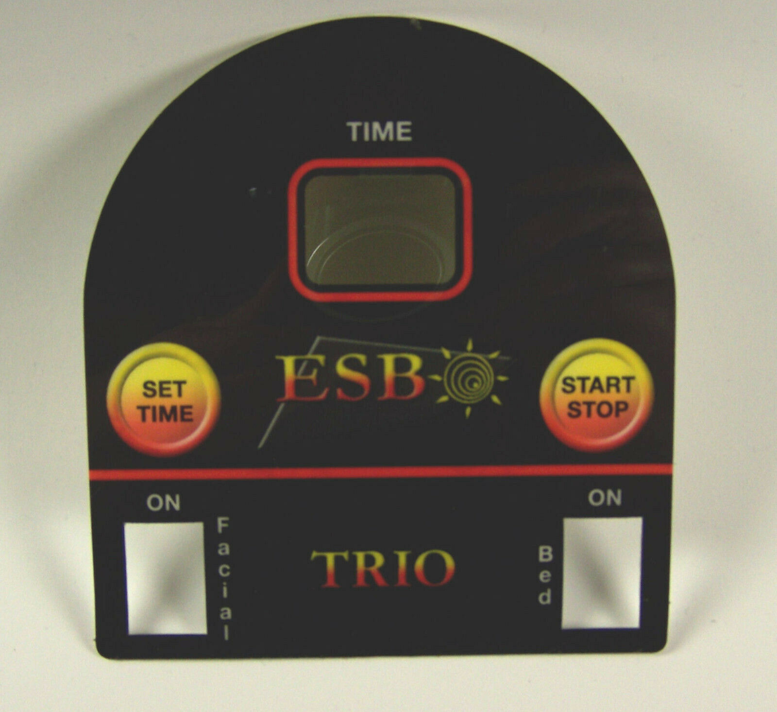 ESB TRIO Tanning Bed Timer Overlay Control Panel Decal Sticker Control ...
