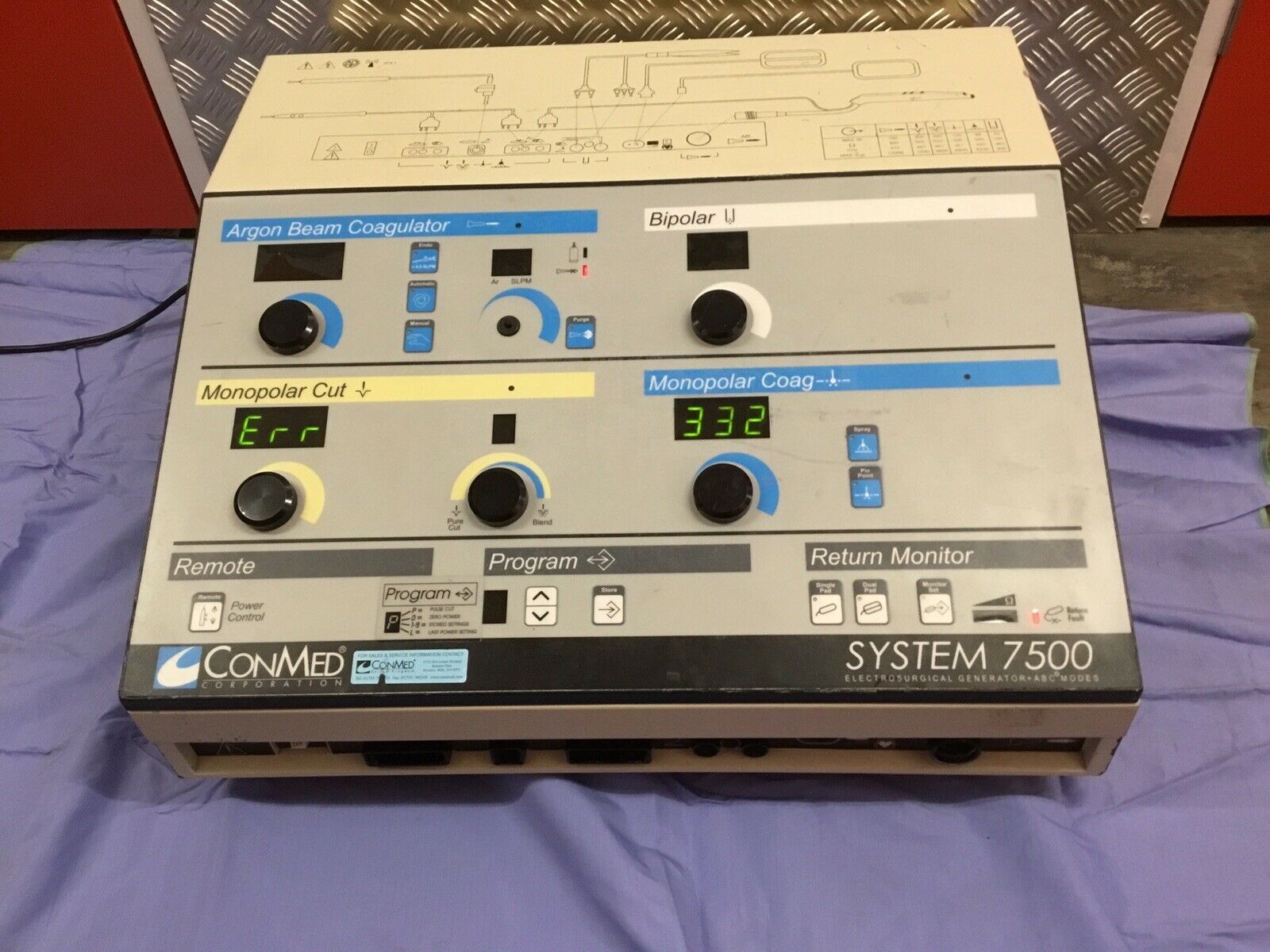ConMed System 7500 Argon Beam Coagulator Hospital GP surgery theater ...