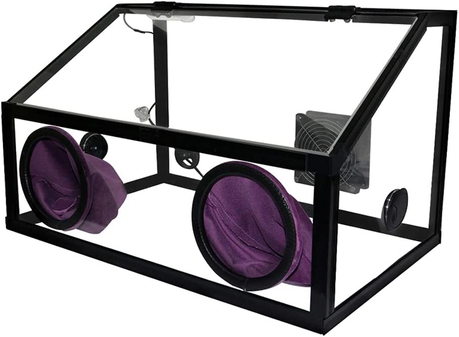 Electric Two- Hole Fully Enclosed Grinding Table Polisher Acrylic Dust ...