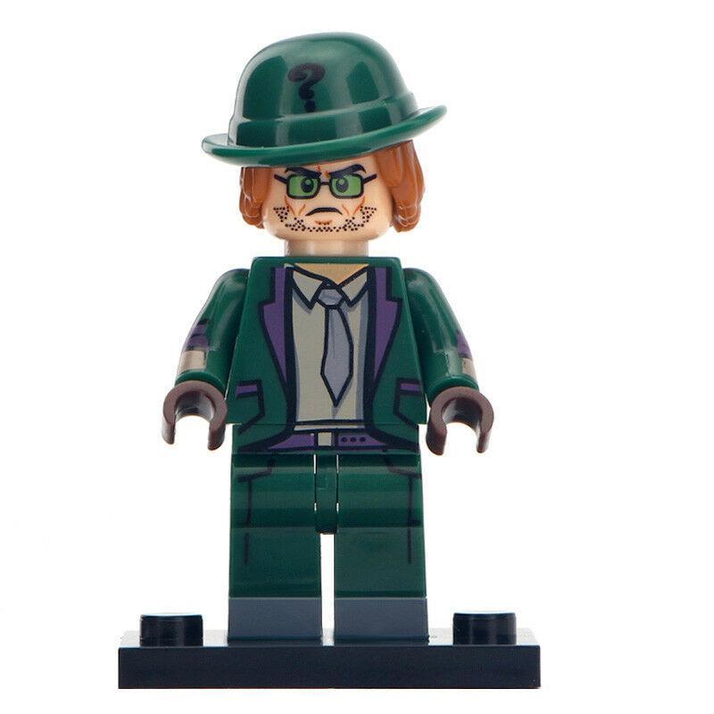 The Riddler DC Comics Batman Themed Lego Moc Minifigures Block Gift For ...