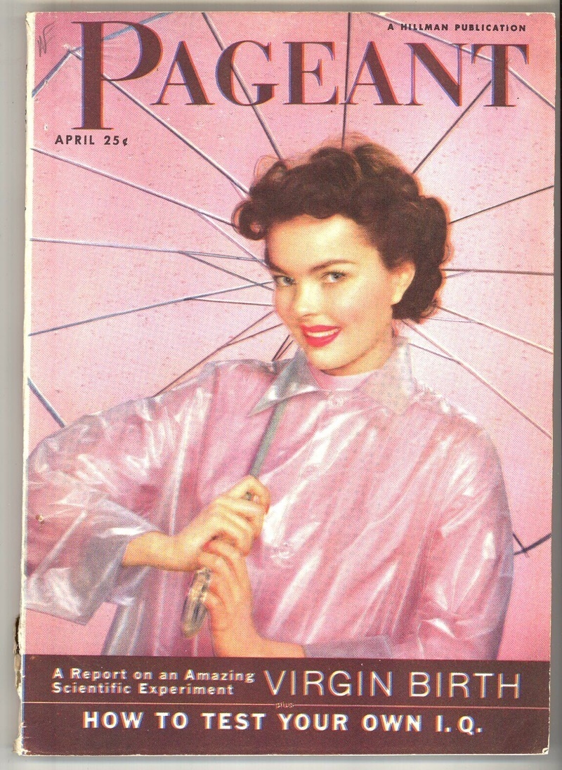 Vintage Pageant magazine April 1953 girls news Alice Kelley back issue ...