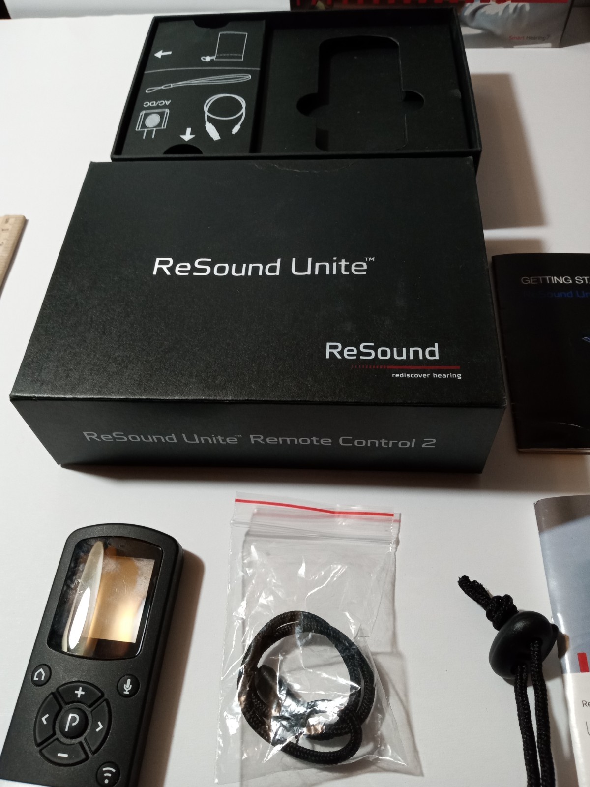 ReSound Unite Remote Control 2 *Complete in Box w/ accessories and ...