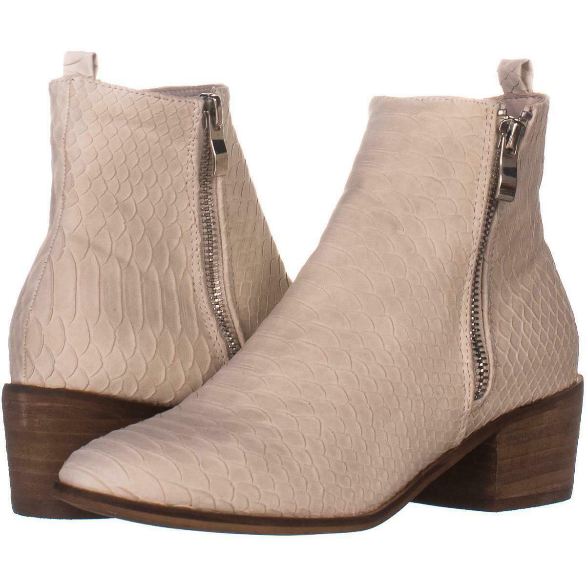 CATHERINE Catherine Malandrino Fannie Ankle Boots 519, Cream White, 6 ...