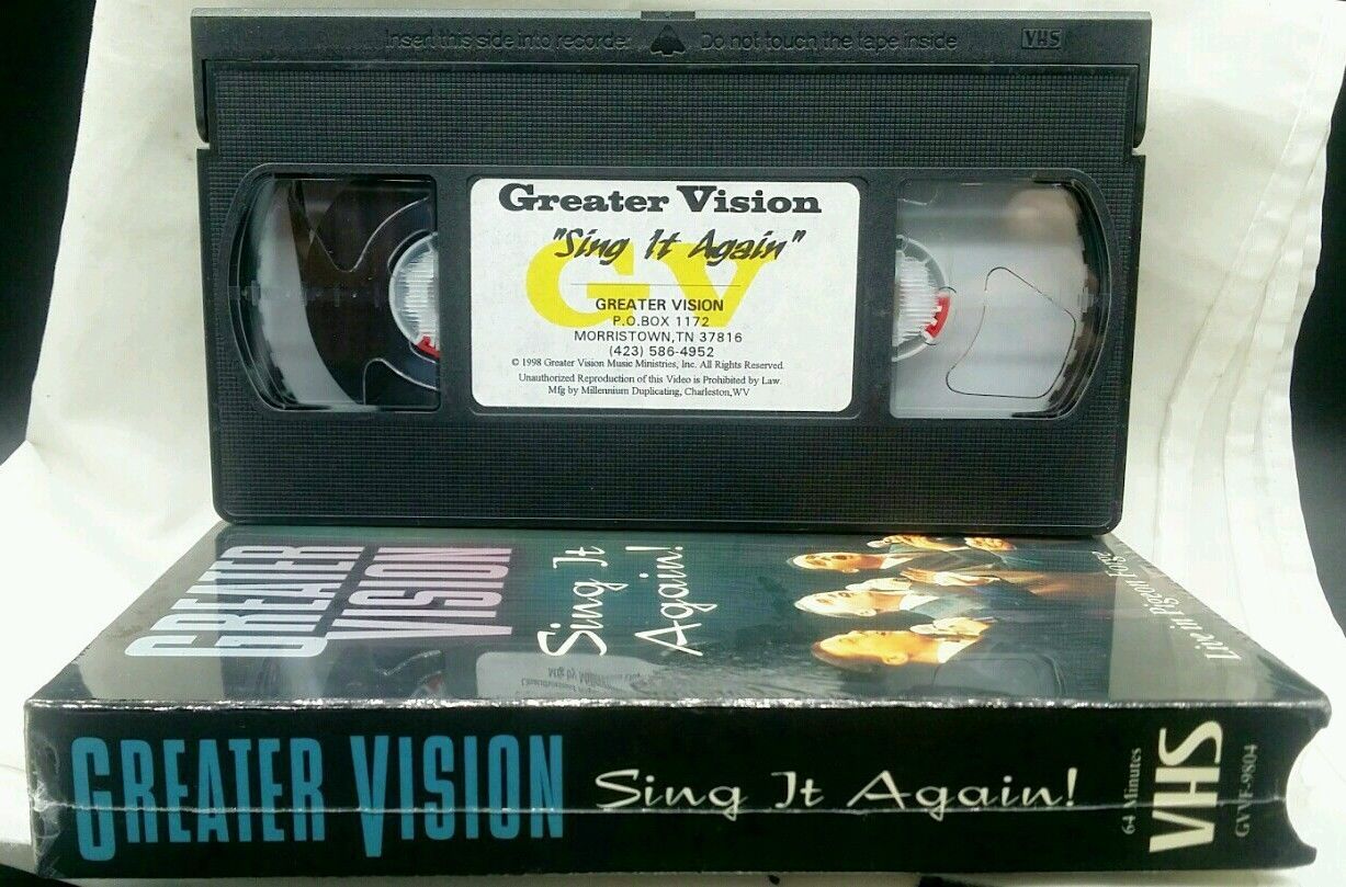 Greater Vision VHS: SING IT AGAIN! Live in Pigeon Forge RARE Music ... Greater Vision VHS: SING IT AGAIN! Live in Pigeon Forge RARE Music ...