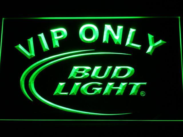 Bud Light VIP Only LED Neon Sign hang sign the wall decor crafts ...