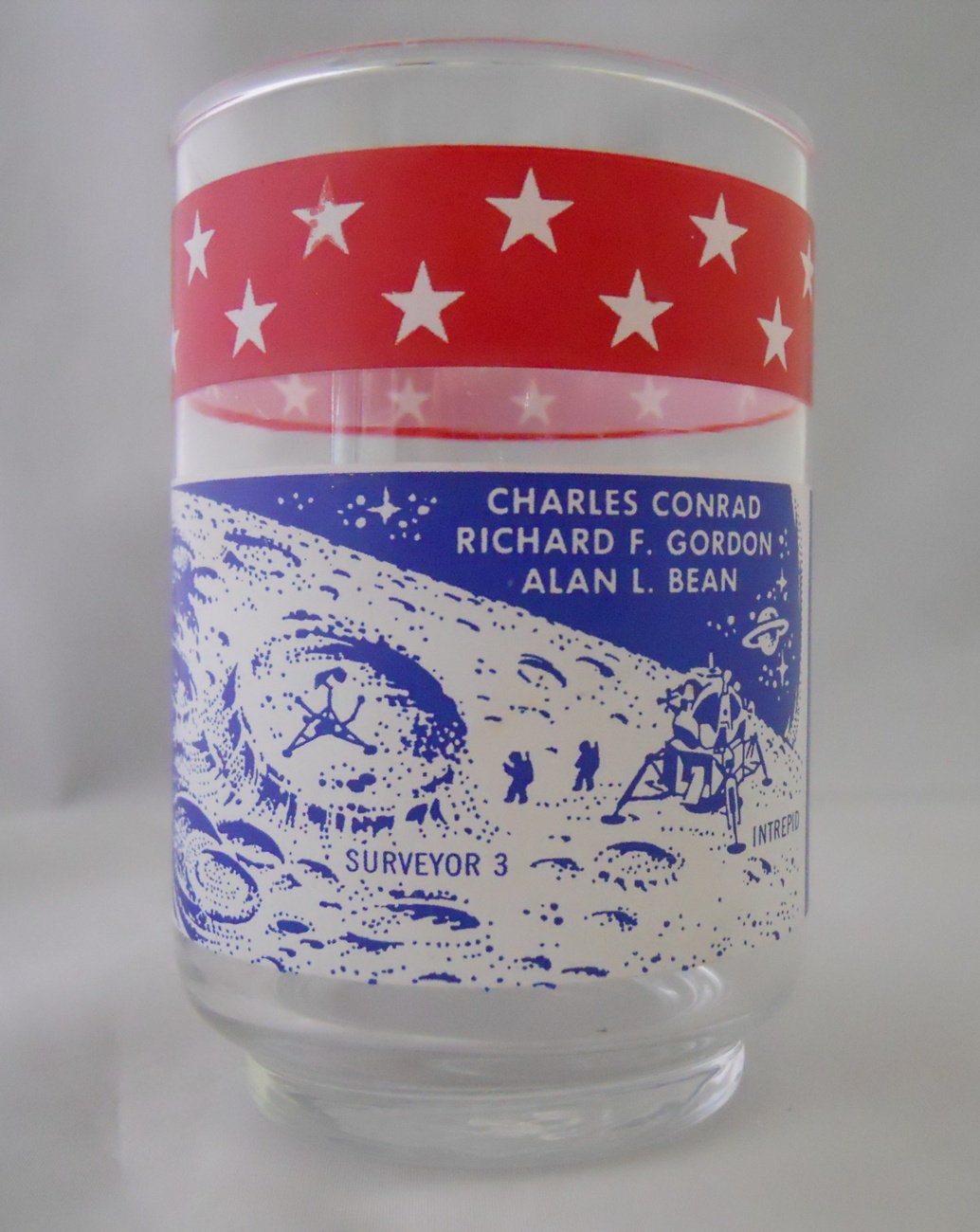 Vintage Return To The Moon Apollo 12 Commemorative Tumbler Glass 1969 ...