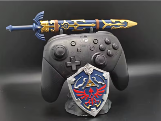 3D print The Legend of Zelda PS5 PS4 Controller Stand, Handmade Zelda ...