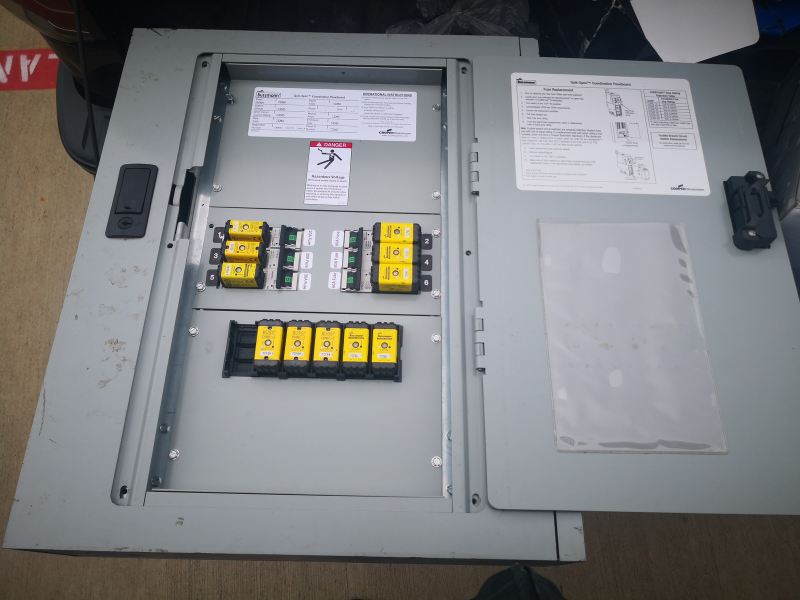 Bussmann cubefuse CCPB ENCLOSED Coordination Panelboard With Fuses 11/ ...