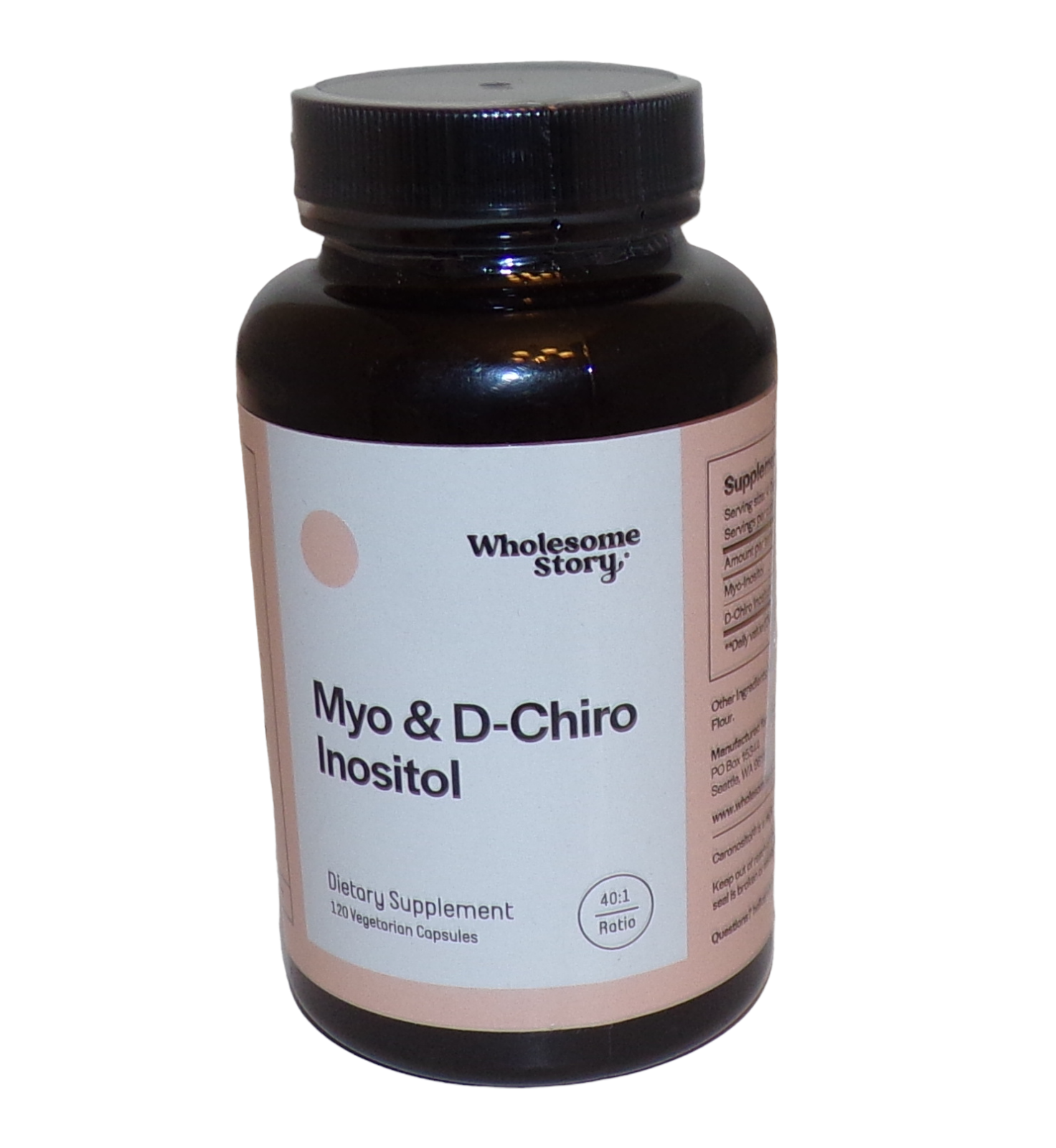 Myo-Inositol & D-Chiro Inositol Wholesome Story 120 capsules - Dietary ... Myo-Inositol & D-Chiro Inositol Wholesome Story 120 capsules - Dietary ...
