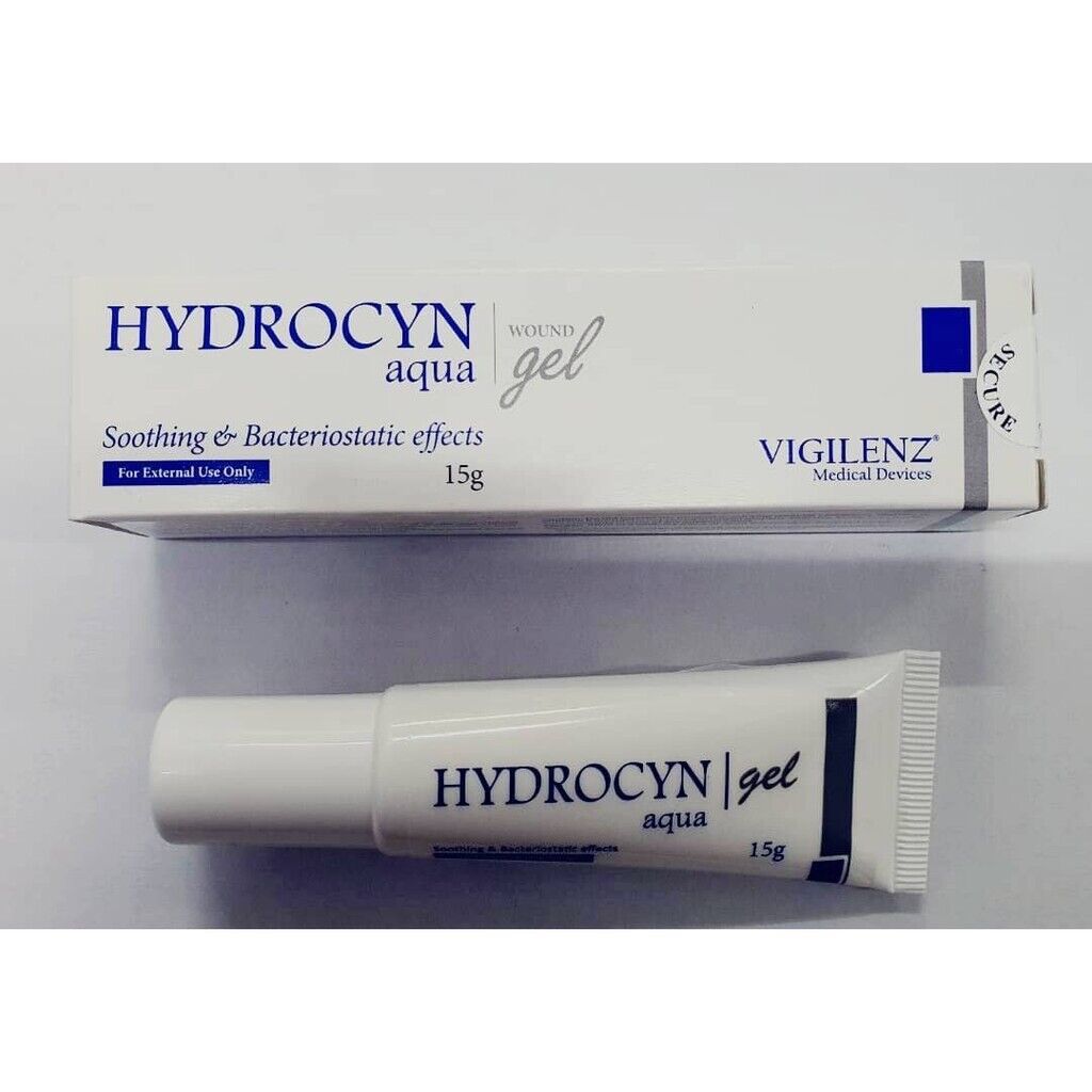 1 X Hydrocyn Aqua Wound Gel For Burns, Ulcers, Sores (replace ...