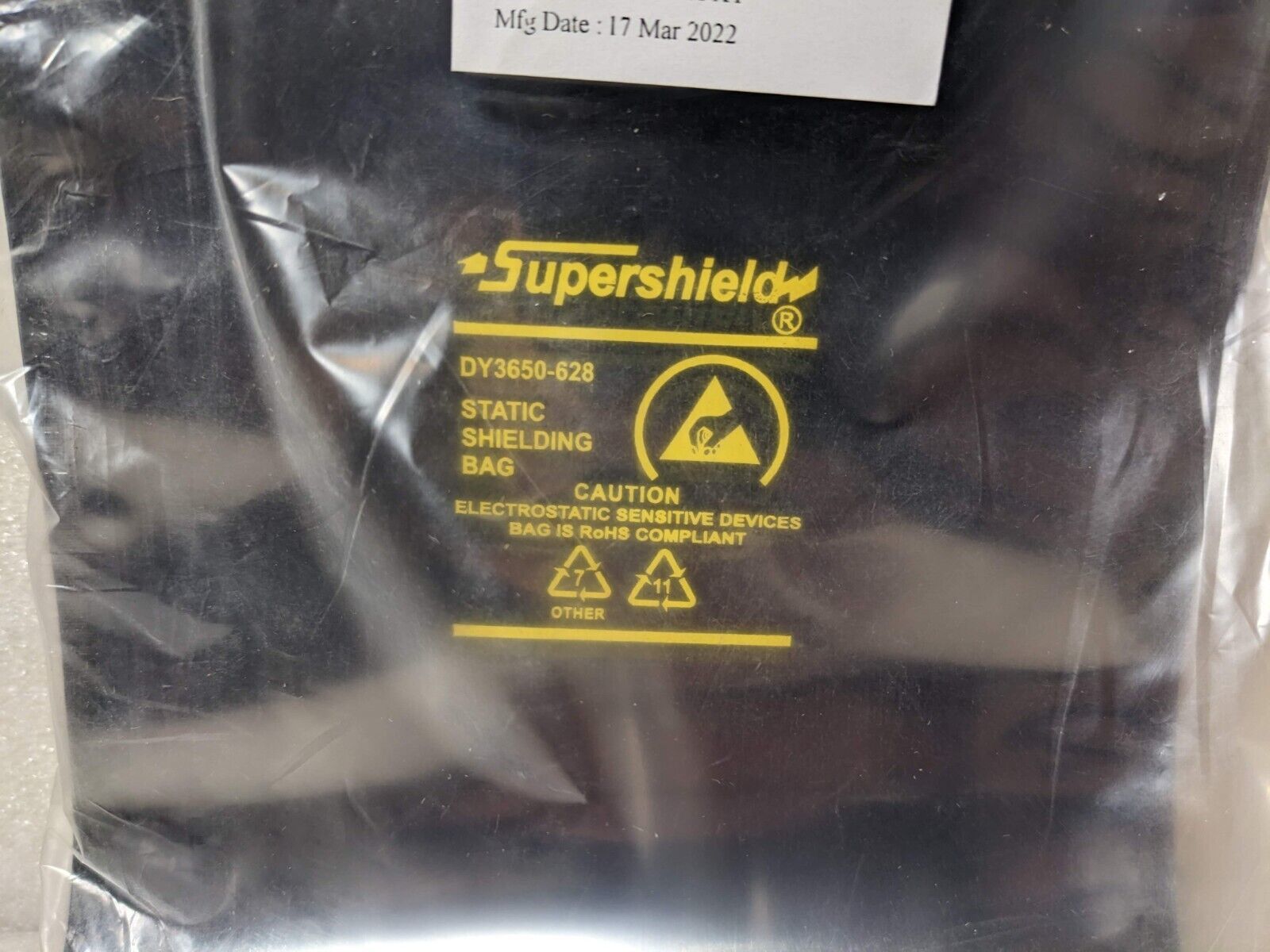 100/PKT SUPERSHIELD STATIC SHIELDING BAG 5x8 inch Electrostatic DY3650 ...