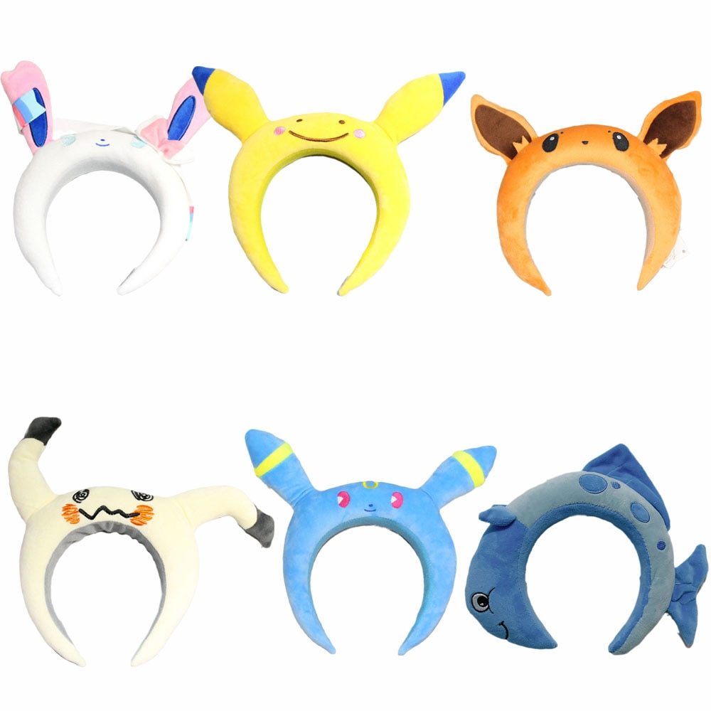 Play Fun Hobby Toys Sylveon Pikachu Mimikyu Eevee Vaporeon Headband ...