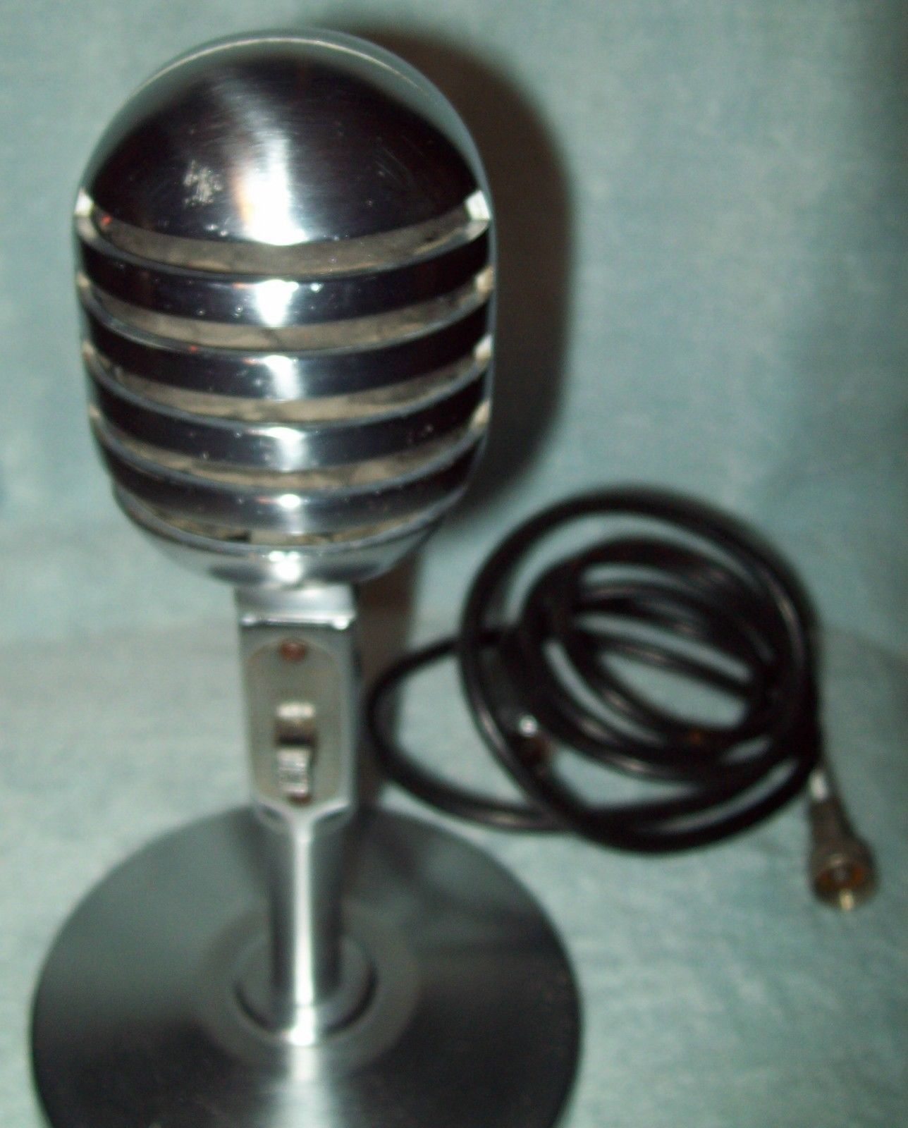 Electro Voice 950 Cardax Chrome Microphone w/ 423 A Stand Cord Untested ...
