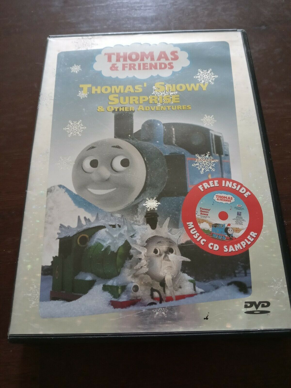 Thomas & Friends - Thomas' Snowy Surprise DVD W/ CD Sampler - DVDs ...