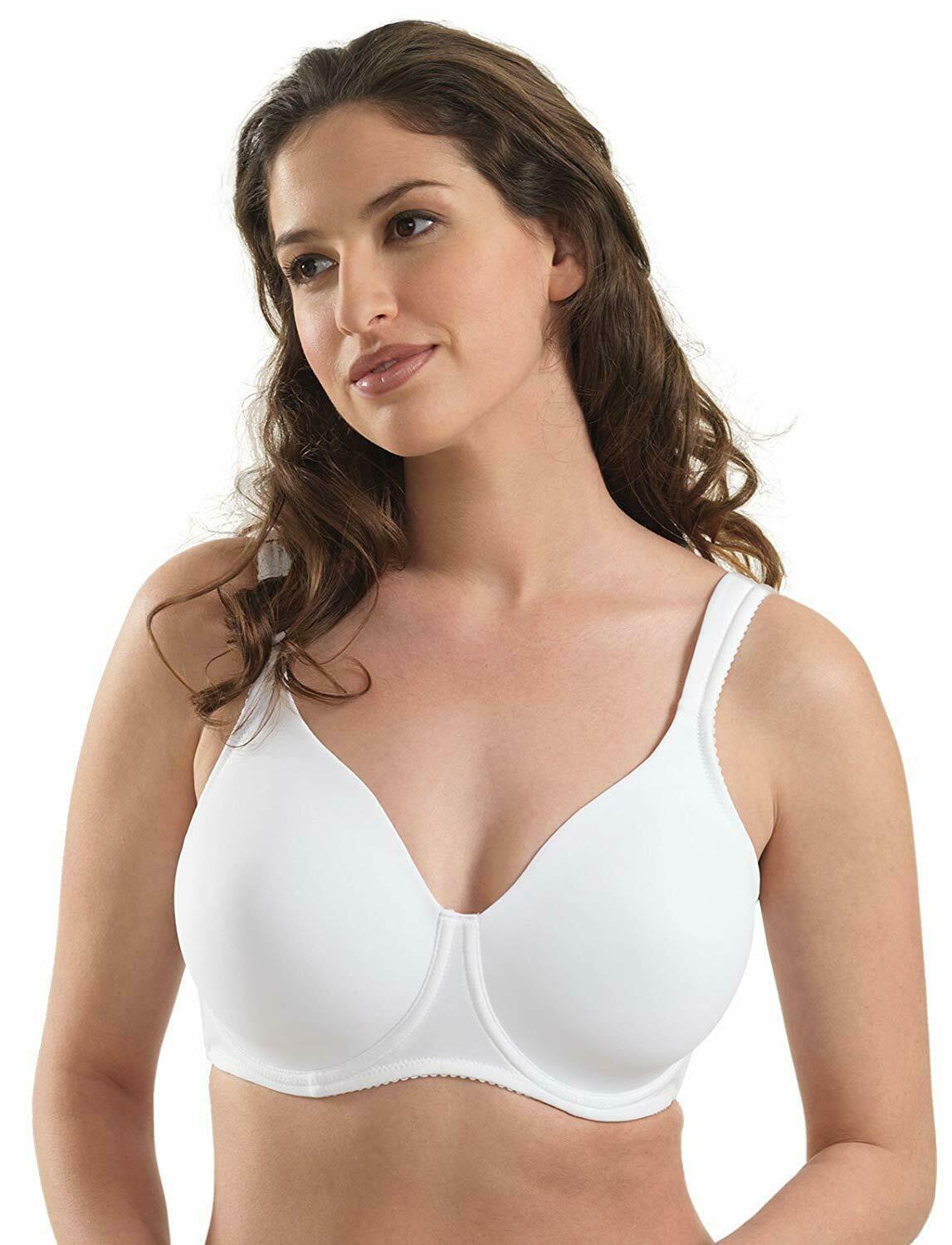 Leading Lady White Lightly Padded Contour Underwire Bra Us 40a Nwot