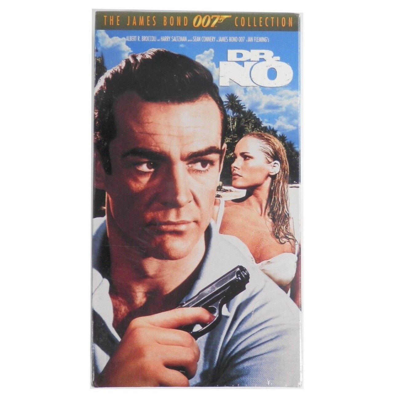 New Sealed James Bond 1965 Dr. No VHS Tape Movie Letter Box Format 1995 ...