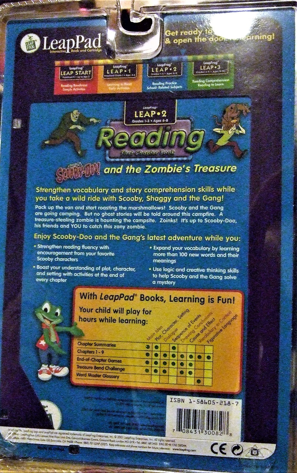 LeapFrog Leap 2 Band New -"Reading" Scooby - Doo! and the Zombie's ...