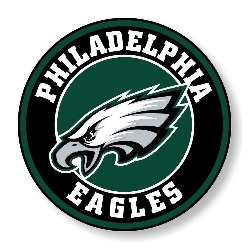 Philadelphia Eagles Round Decal / Sticker Die cut - Football-NFL