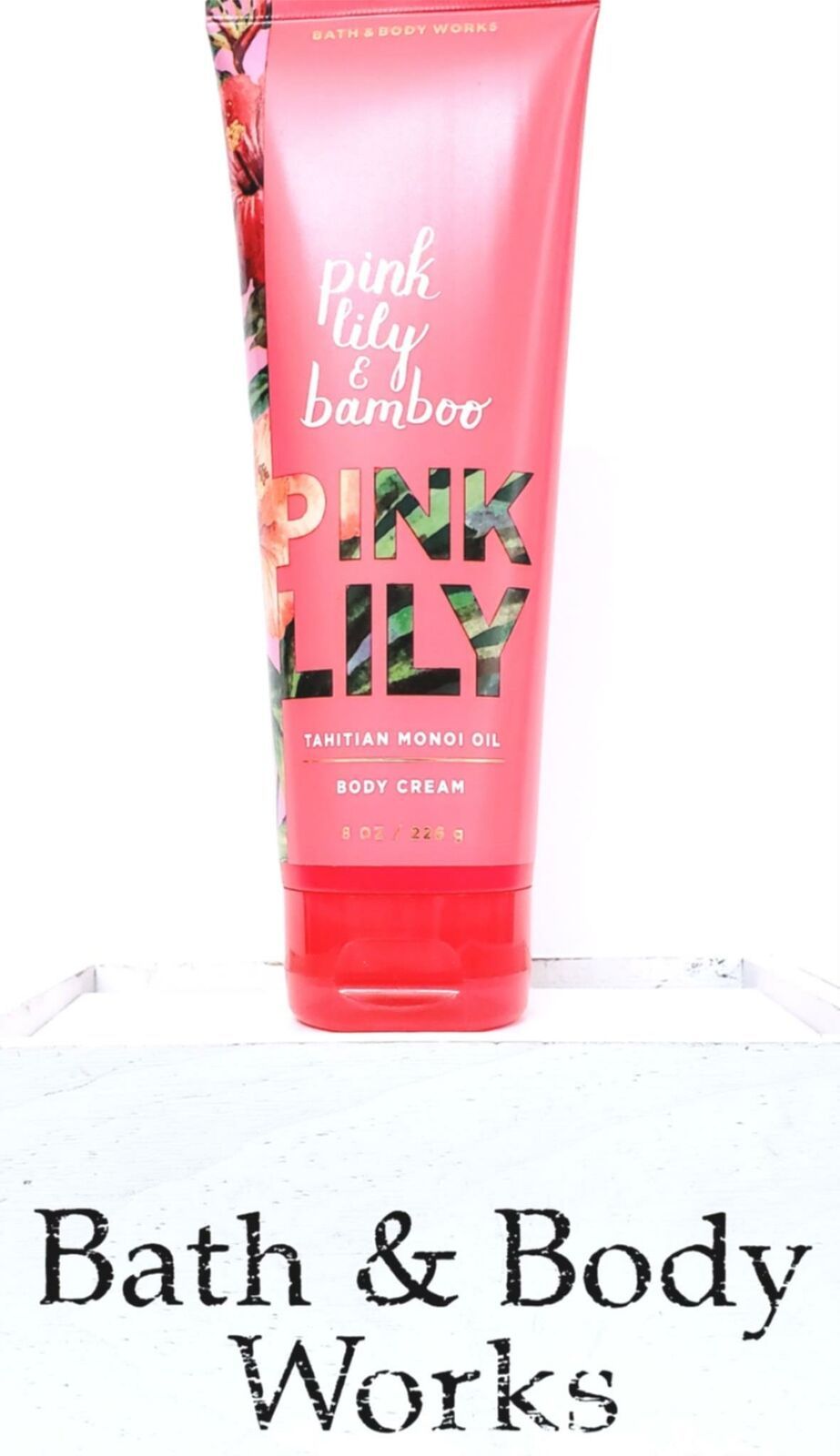 Bath And Body Works Pink Lily And Bamboo Body Cream Bath Gel And Body