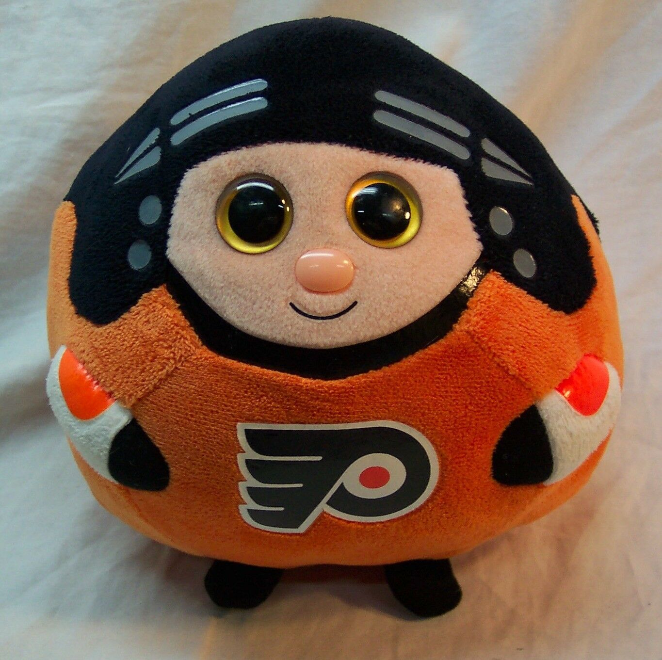 TY Beanie Ballz NHL PHILADELPHIA FLYERS HOCKEY PLAYER 7" Plush STUFFED ...