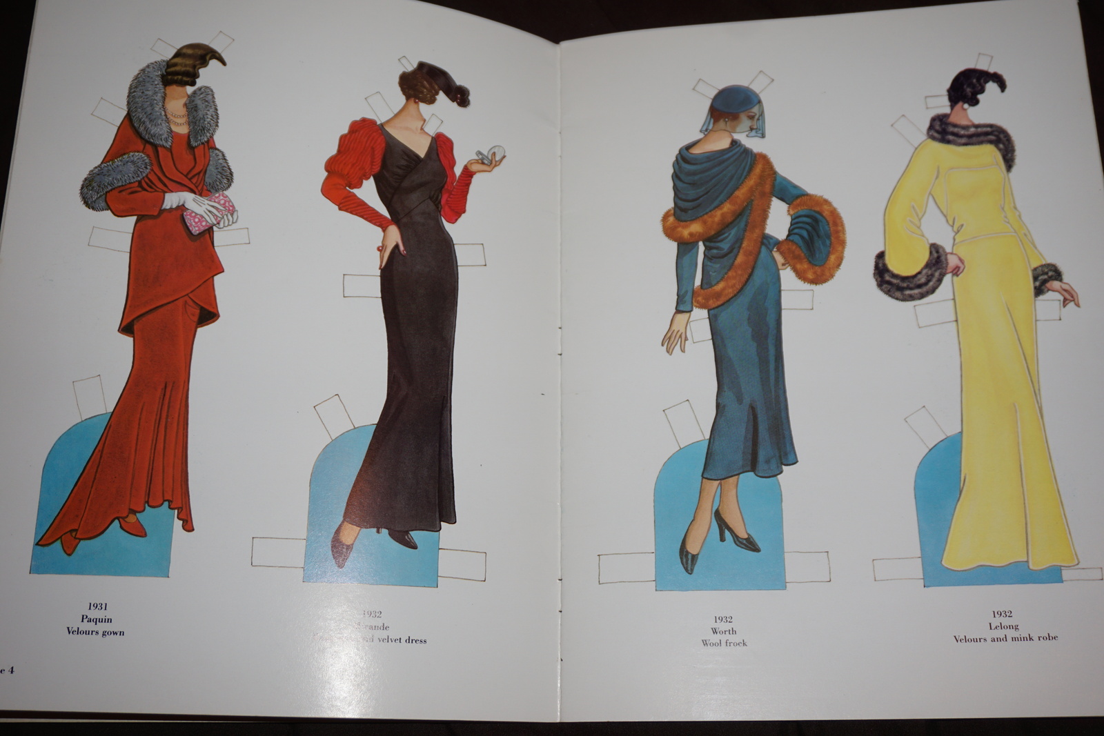 Tom Tierney Paper Dolls Greast Fashion Designs of the 30's - New Uncut ...
