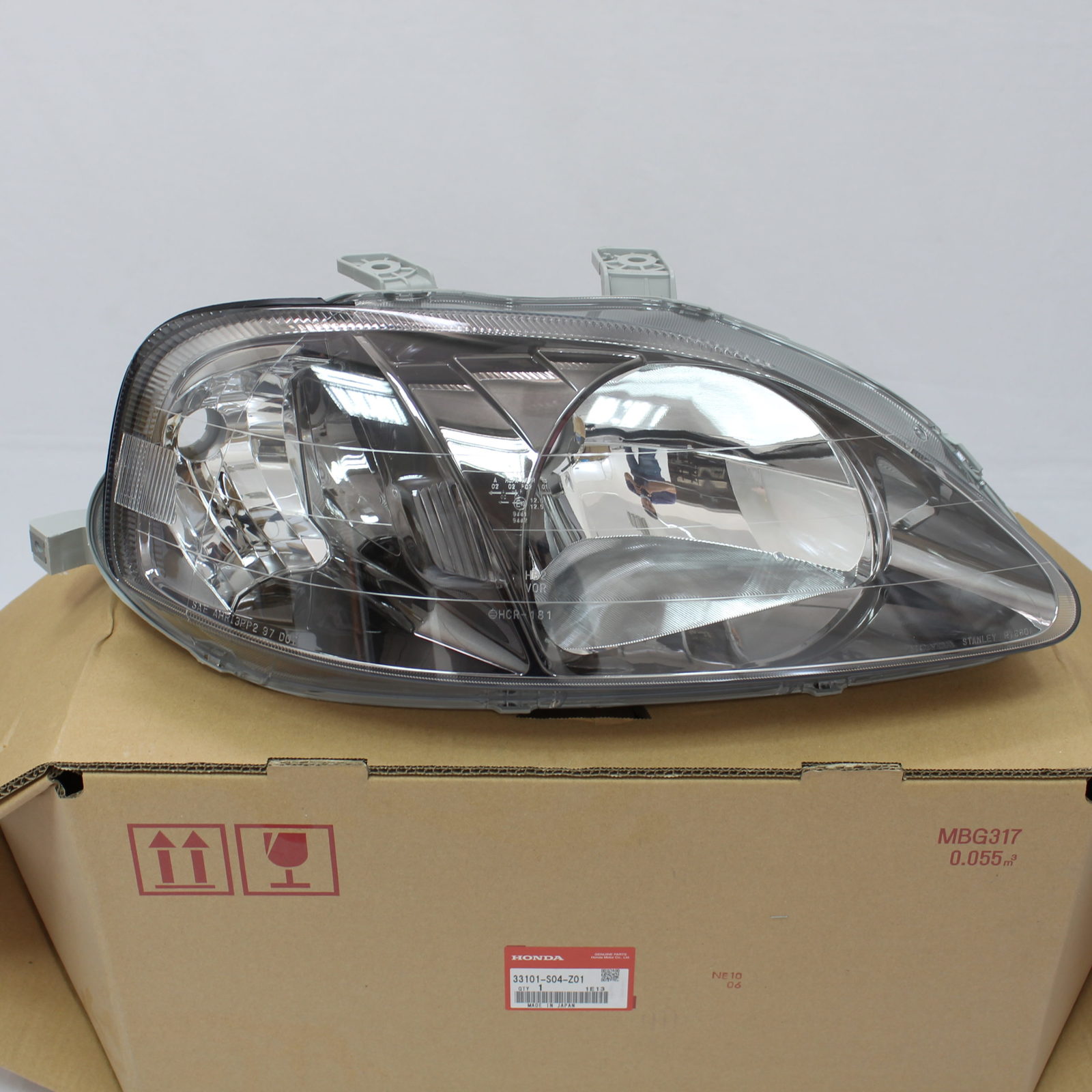 JDM Honda Civic EK9 Type R Right Headlight Lamp Stanley 1998+ OEM 33101 ...