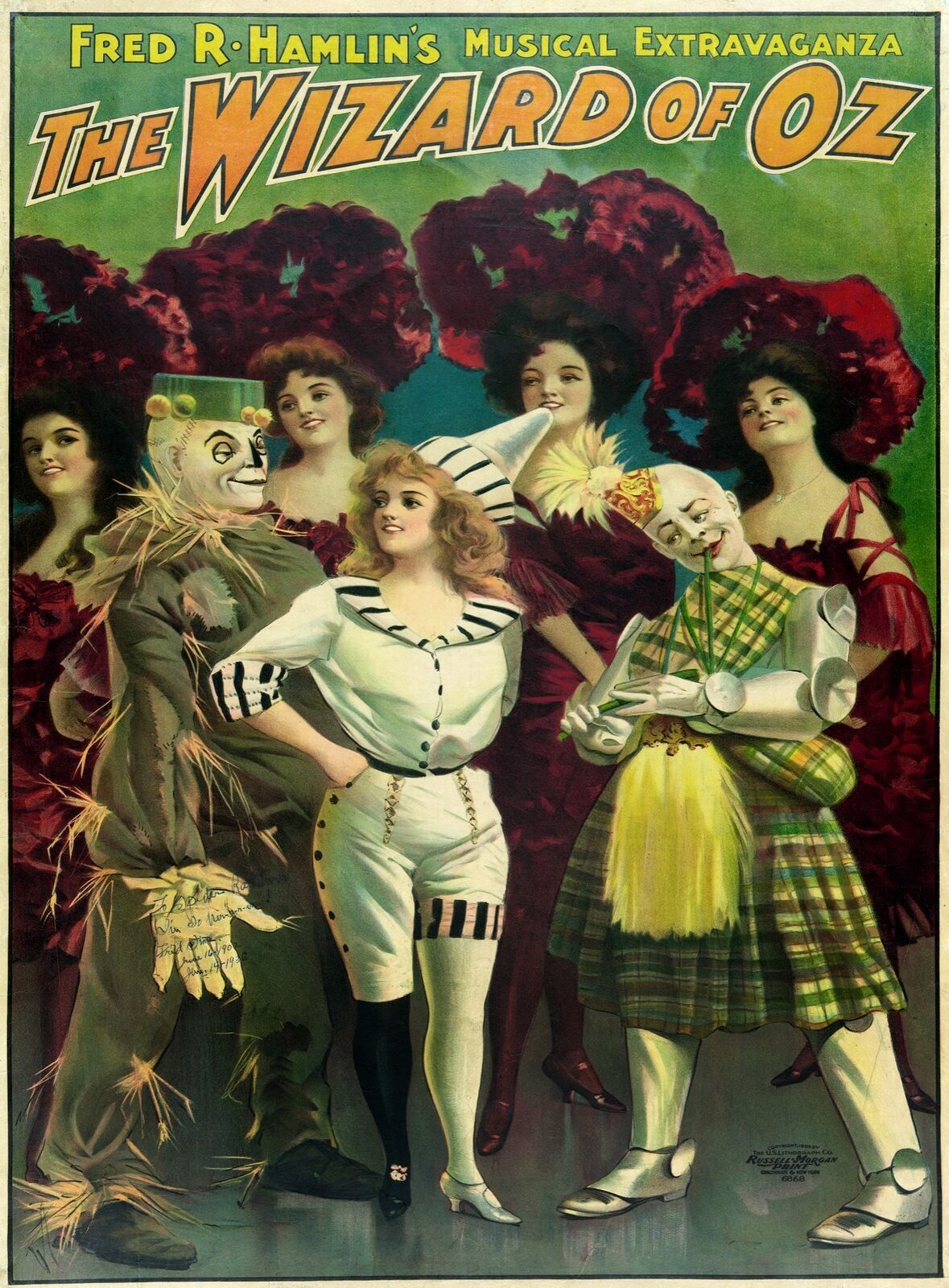 4619.Wizard of Oz.musical extravaganza.fred hamlin.POSTER.decor Home ...