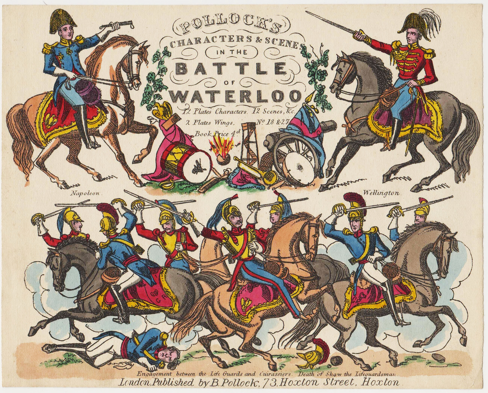 BATTLE OF WATERLOO - POLLOCK PAPER DOLL - PDF assembly plan - Dolls & Bears