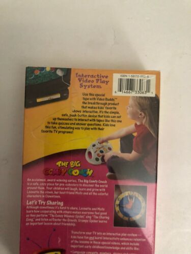 Video Buddy Interactive The Big Comfy Couch Let’s Try Sharing VHS 1999 ...