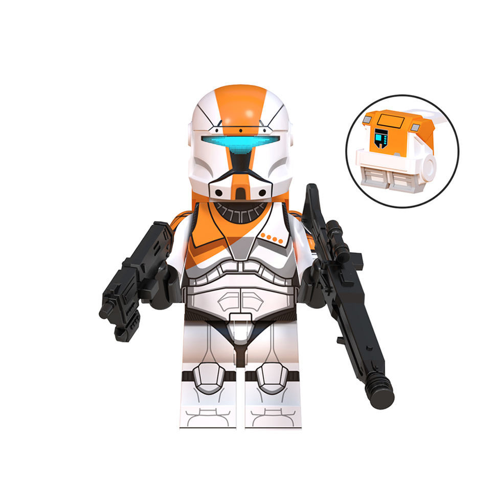 8pcs Star Wars Clone Commando Delta Squad Boss Fixer Commander Voca ...