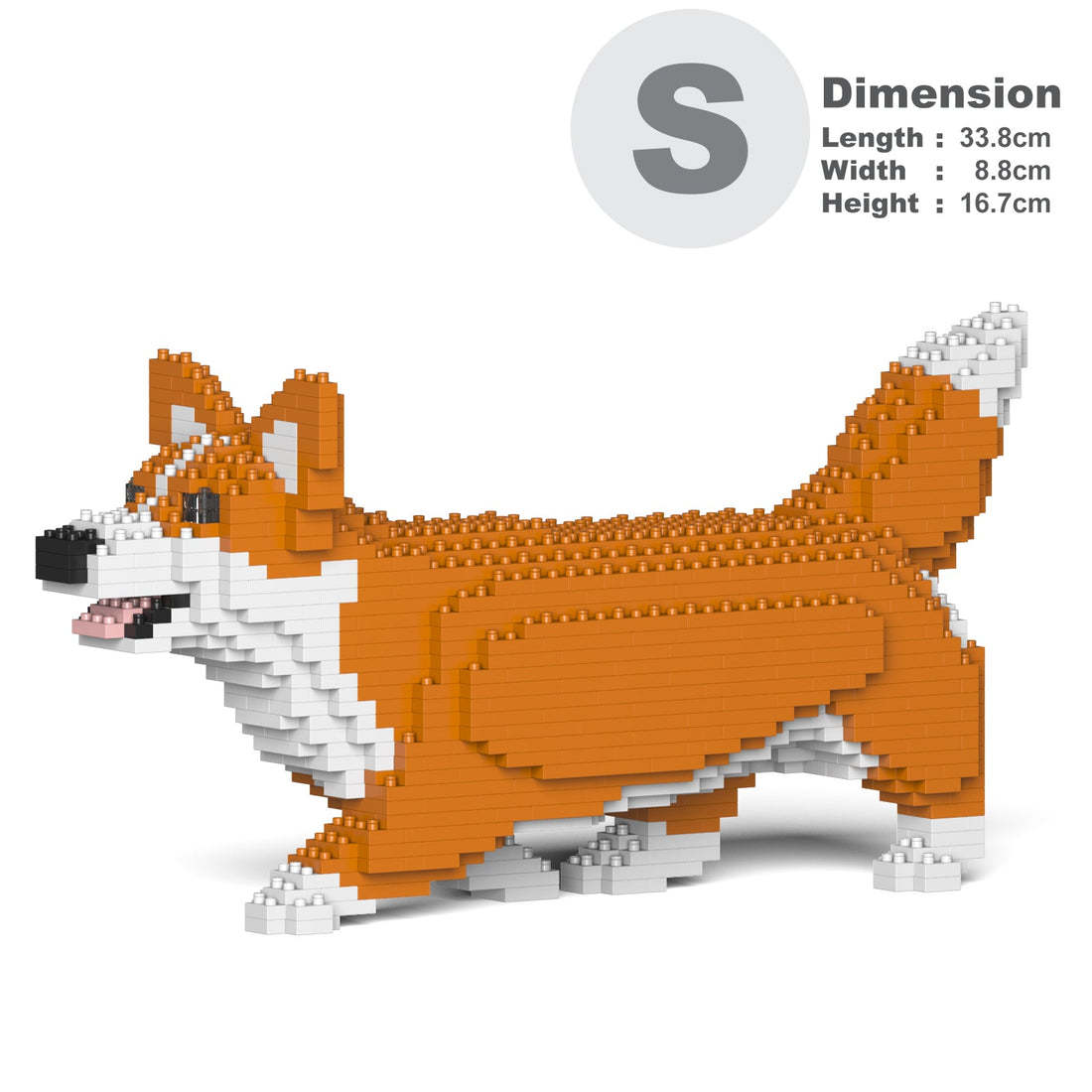 Welsh Corgi Dog Sculptures (JEKCA Lego and 50 similar items