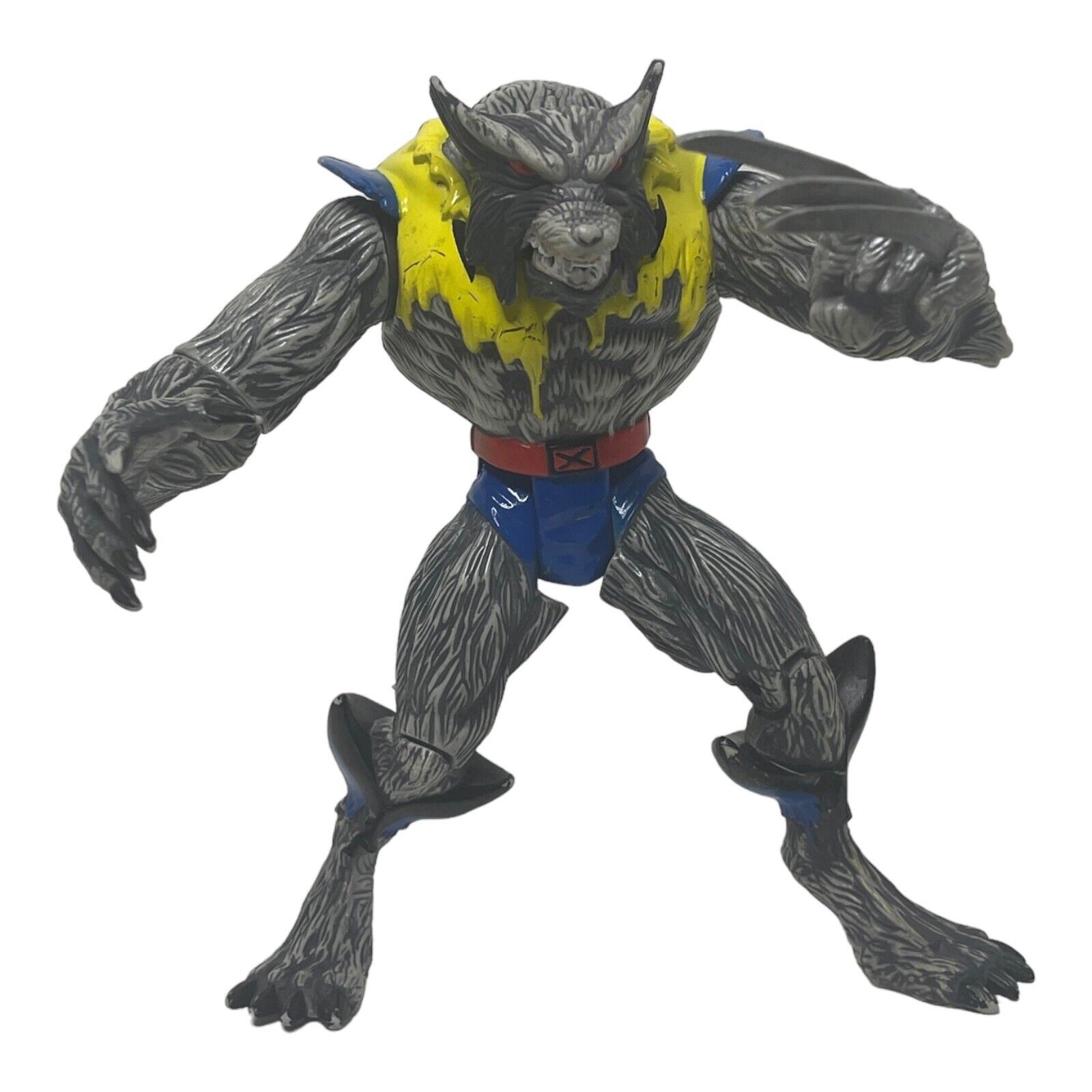 Marvel X-Men Mutant Monsters Werewolf Wolverine 7" Action Figure 1996 ...
