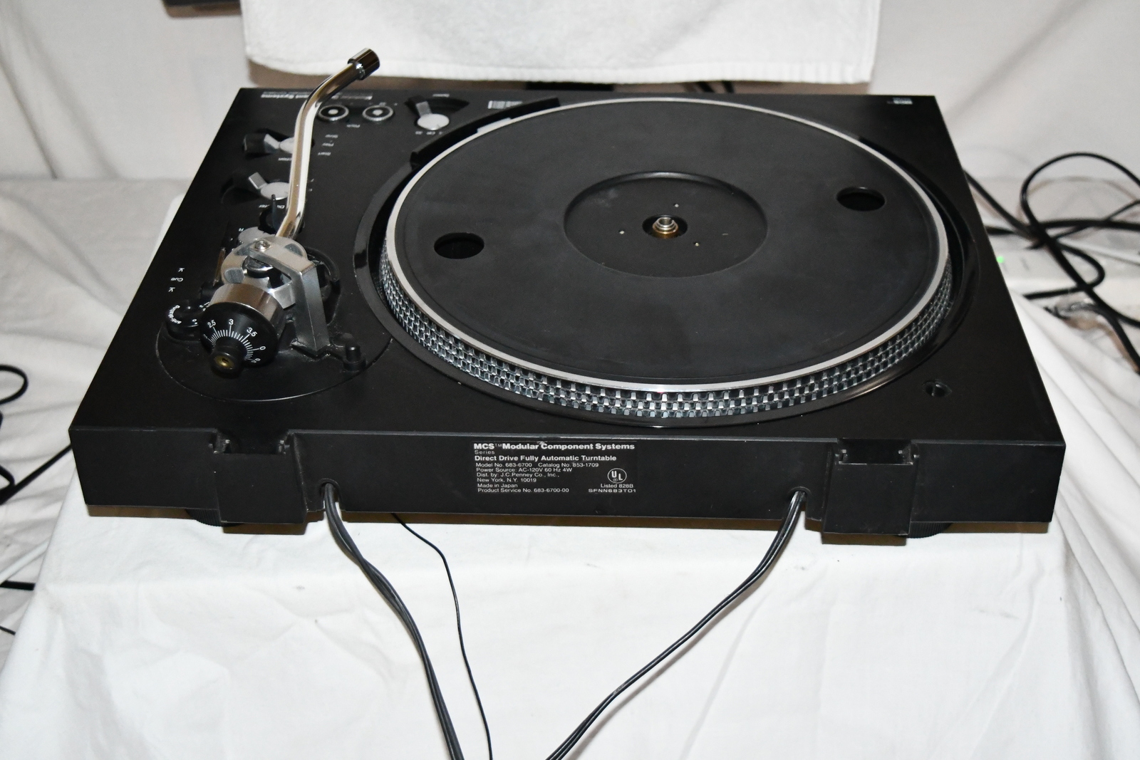 MCS Modular Component Systems Direct Turntable 6700 FOR PARTS/FIX AS IS ...