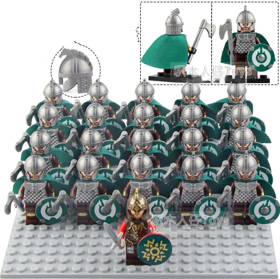 21pcs Lord of the Rings Rohan Warrior Axeman The Riders of Rohan ...