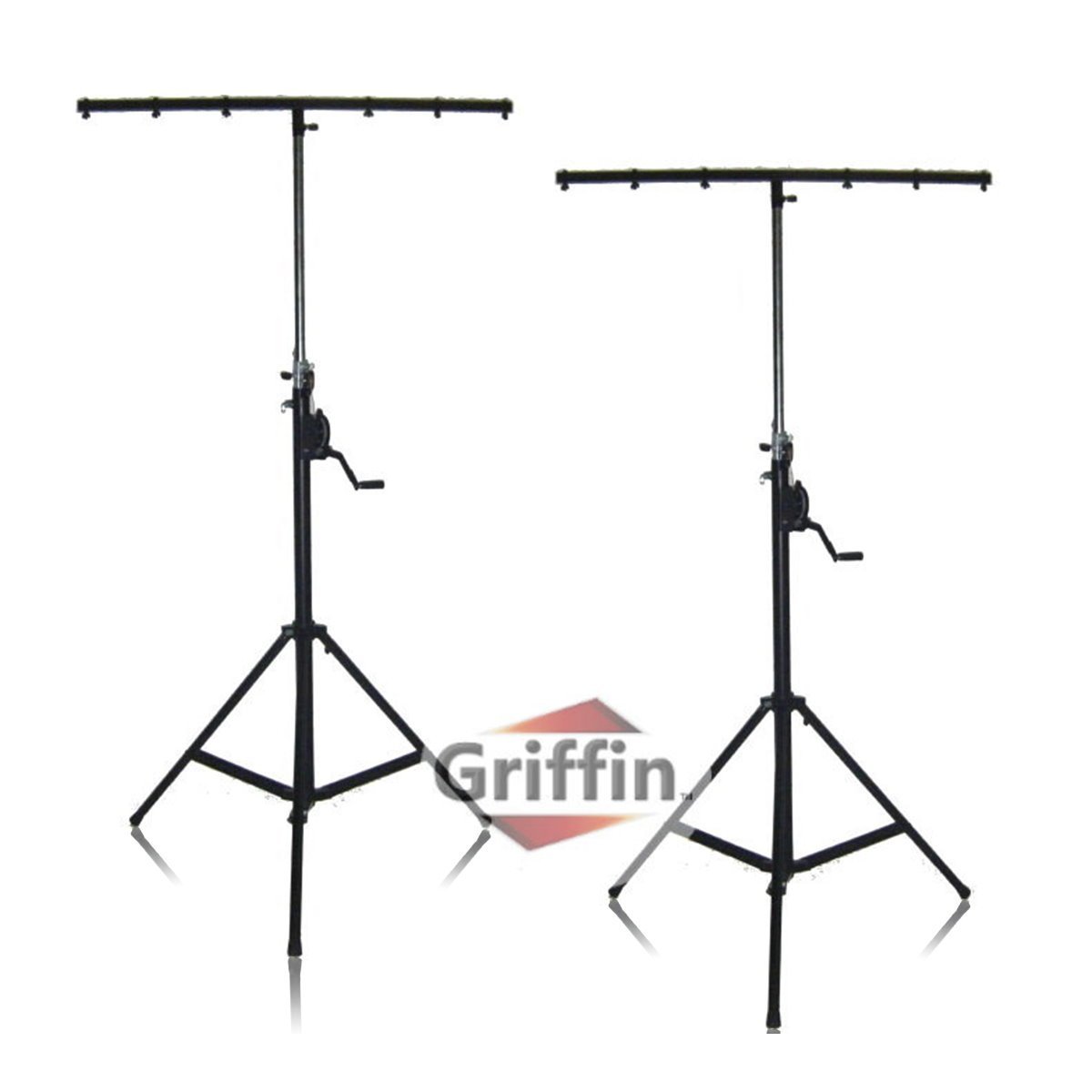Crank Up Light Stands (2 Pack) Stage Lighting Truss System by GRIFFIN ...