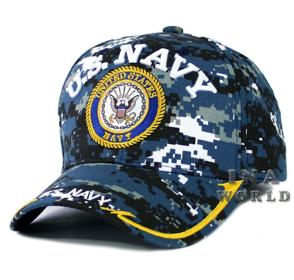 U.S. NAVY hat NAVY Logo Military Official Licensed Baseball cap- Navy ...