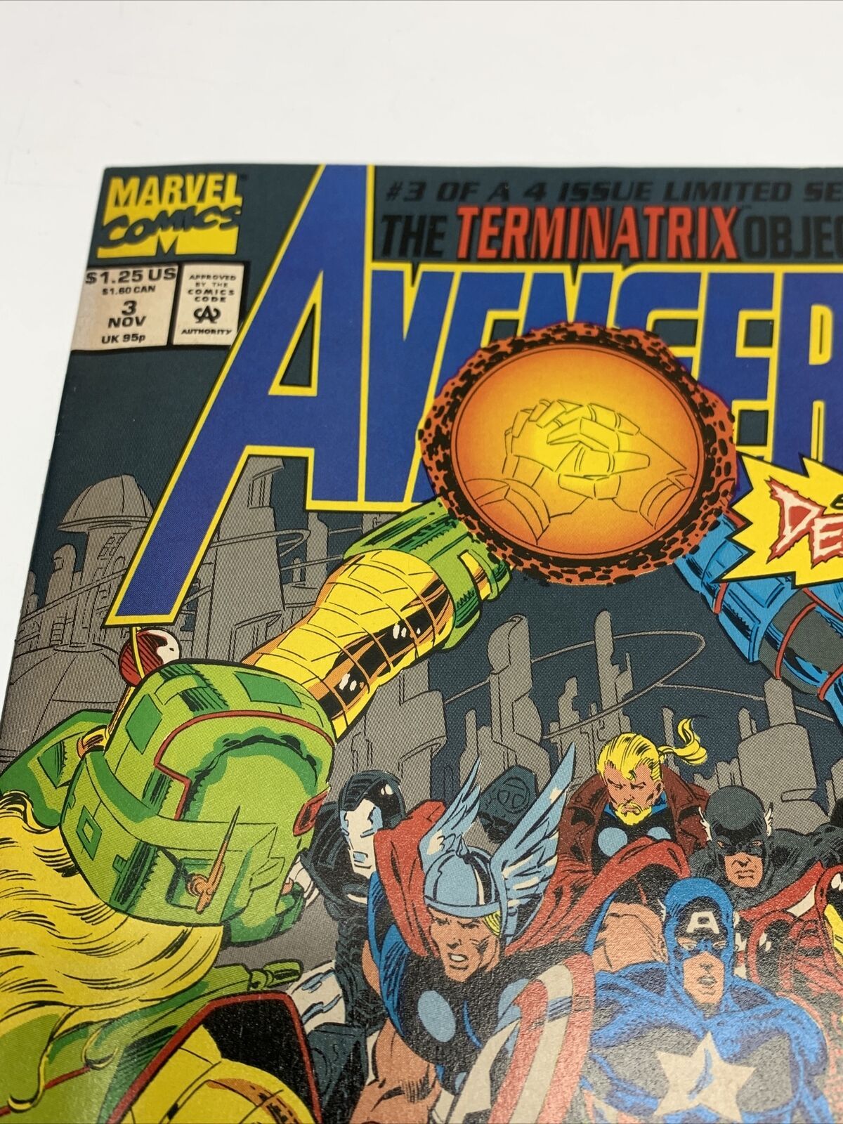 Avengers #3 Marvel Comic Modern Age 1993 Terminatrix Objective Comic ...