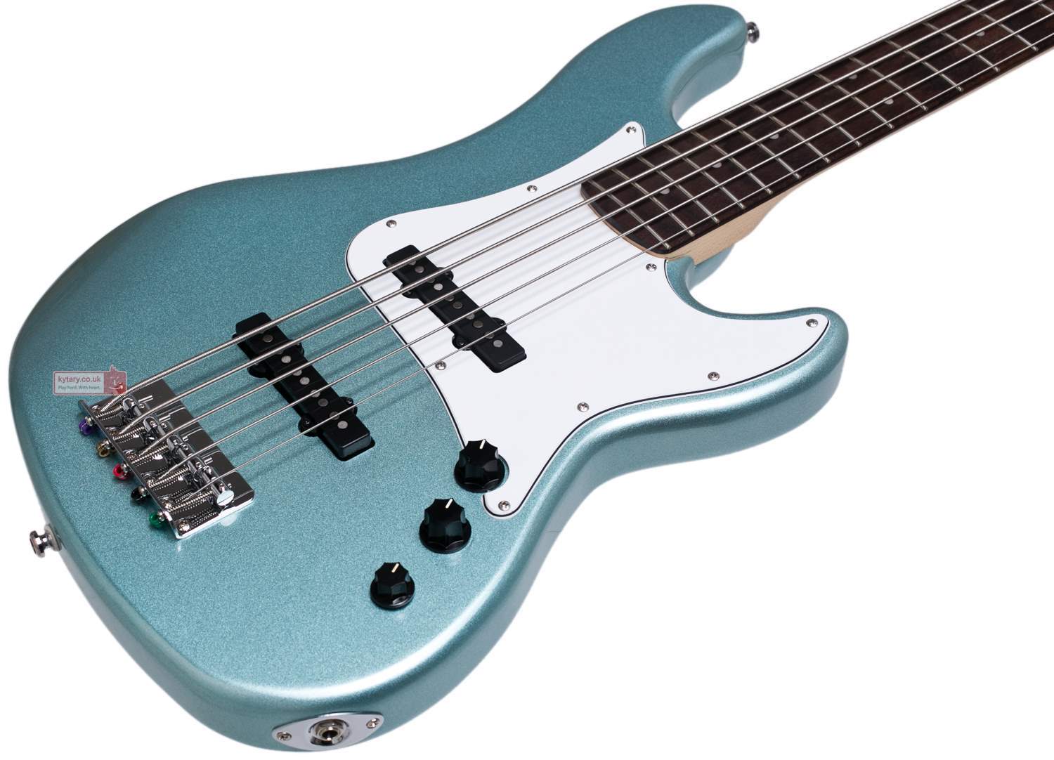 Cort GB Series Bass guitar, 5-string, GB55JJ-SPG. blue - Bass